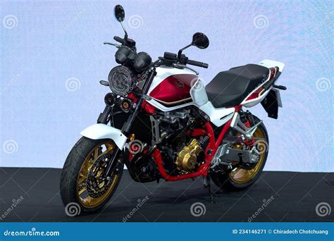 Honda CB1300 SUPER FOUR Classic Sport Motorbike Model On Display At The