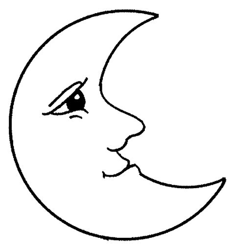 Luna Para Colorear Dibujos De Lunas Para Imprimir Y Pintar Dibujos De