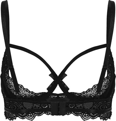 Kaerm Damen Spitzen BH Offene Brüste Cups Ouvert Dessous Büstenhebe