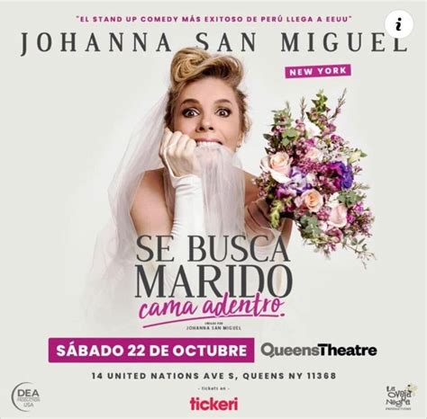 JOHANNA SAN MIGUEL EN SE BUSCA MARIDO CAMA ADENTRO QUEENS NEW YORK
