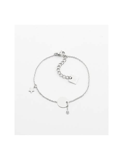 Bracelet Zag Charm Acier