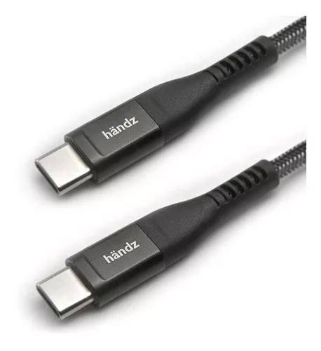 Cable Händz Type c Duo negro con entrada USB C salida Cables y