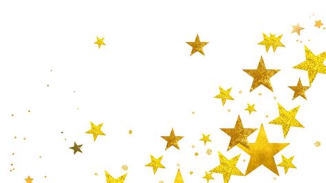 Christmas Stars Golden Holiday Christmas Golden Star PNG Transparent