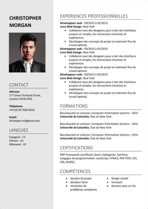Ntroduire 71 Imagen Formule De Cv Word Fr Thptnganamst Edu Vn