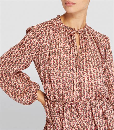 Womens Maje Pink Floral Mini Dress Harrods Uk