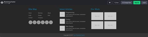 Inventive Bootstrap Footer Examples To Help You Design A Stunning