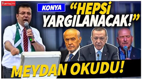 Ekrem İmamoğlu otobüsün üzerinden meydan okudu Hepsi yargılanacak