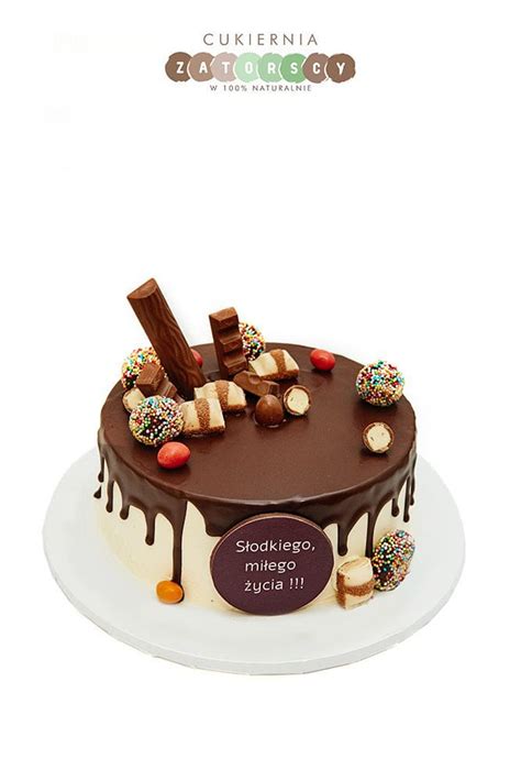 Tort Drip Cake Z Czekoladkami Cukiernia Zatorscy