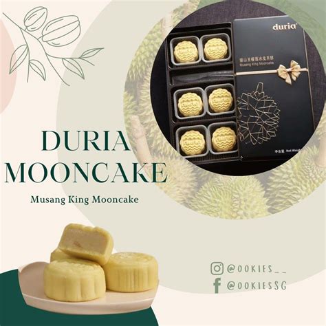 Duria Musang King Snowy Mooncake Food Drinks Packaged Instant