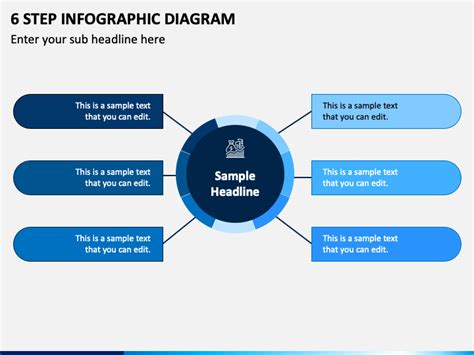 6 Step Infographic Diagram PowerPoint Presentation Slides PPT Template
