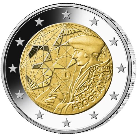 Euro Coin Th Anniversary Of The Erasmus Programme Germany