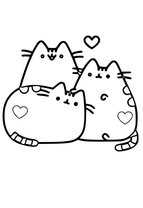 Dibujos De Pusheen Para Colorear E Imprimir Tyello