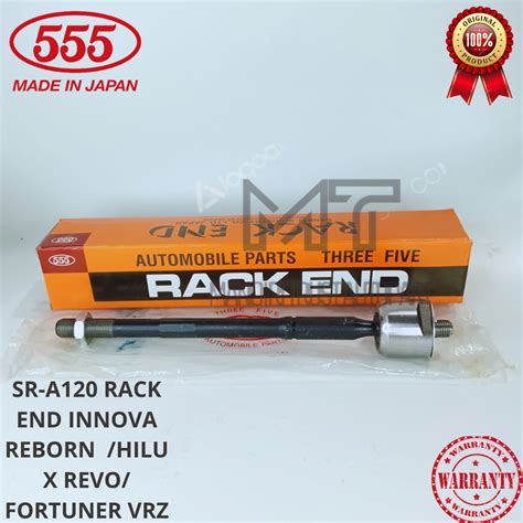 RACK END LONG TIE ROD 555 INNOVA REBORN TOYOTA HILUX REVO FORTUNER VRZ