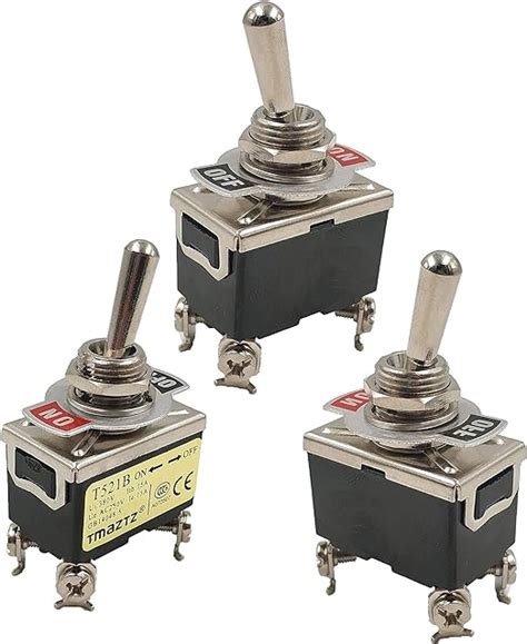 Amazon Jhe Heavy Duty Rocker Toggle Switch 15A 250V 20A 125V DPST