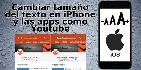 Como cambiar el tamaño de la fuente en iPhone para aumentar el tamaño