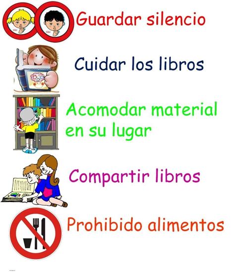 Pin En Biblioteca Reglas De La Biblioteca Reglas De La Biblioteca