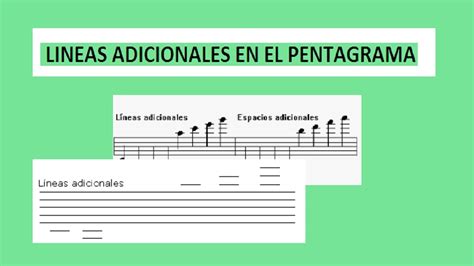 Líneas Adicionales en el Pentagrama Musical Segundo Vídeo YouTube