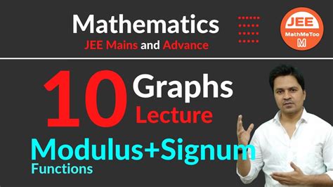 10 graphs modulus signum functions jee mains advance basic mathematics youtube