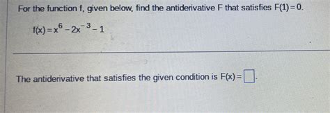 solved for the function f ﻿given below find the