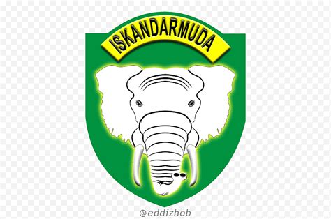 ชางอนเดย หนวยบญชาการทหาร Iskandar Muda โลโก Kodam สเขยว png