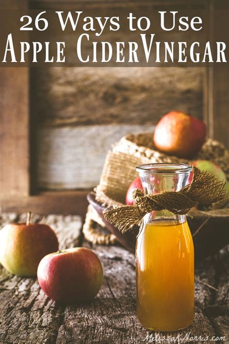 28 Ways To Use Apple Cider Vinegar Melissa K Norris