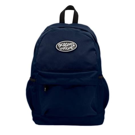 Mochila Tendencia Universitaria En Azul Marino Y Con Tirantes