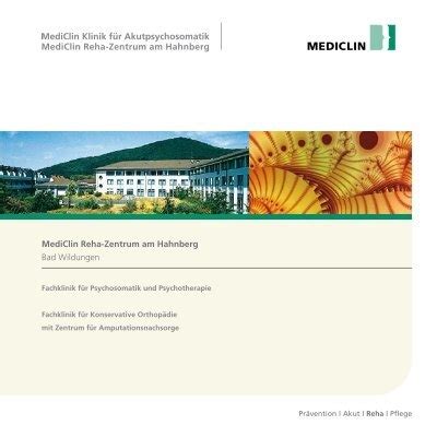 MediClin Reha Zentrum Am Hahnberg Bad Wildungen