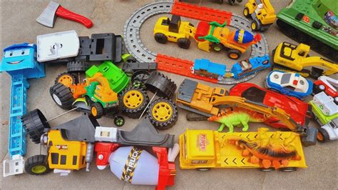 Xe Cẩu Múc Cát Máy Xúc Lắp Ráp Xe Đồ Chơi Ô Tô Tải Xe Container