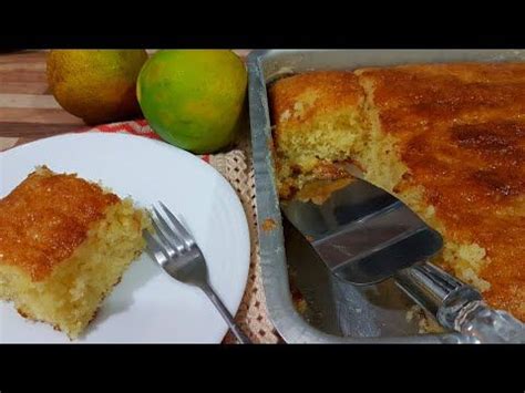BOLO DE LARANJA MOLHADINHO DE TABULEIRO YouTube Bolo De Laranja
