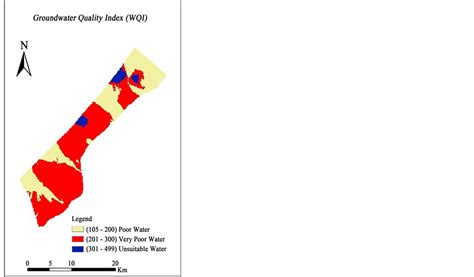 groundwater quality evaluation using gis based geostatistical algorithms