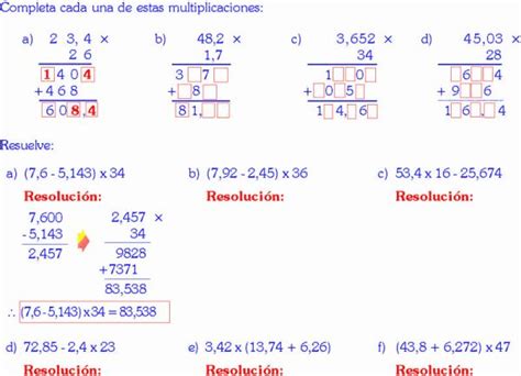 Suma Y Resta De Numeros Enteros Y Decimales Trimapa