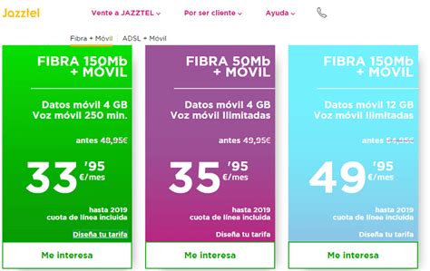 Mejores Tarifas Fibra Mas Movil