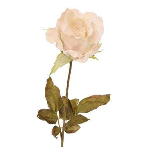 Künstlicher Rosenzweig Alice 60 cm Creme Maxifleur Kunstpflanzen