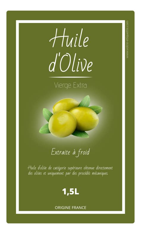 Cr Ation Et Impression De Vos Tiquettes Huile D Olives Personnalis Es