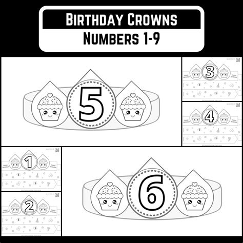 Printable Birthday Crown