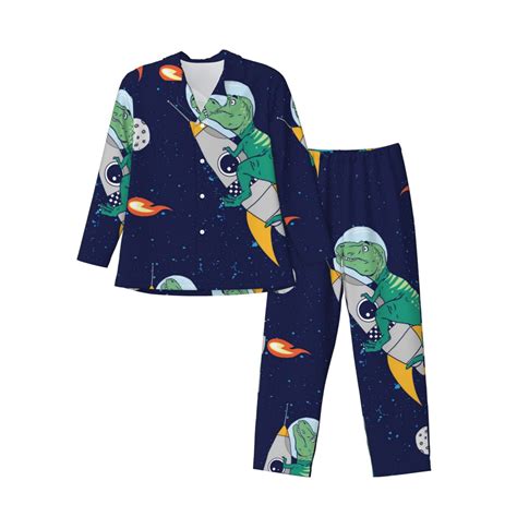 Bingfone Men S Pajama Set 2 Piece Loungewear Pjs Long Sleeve With