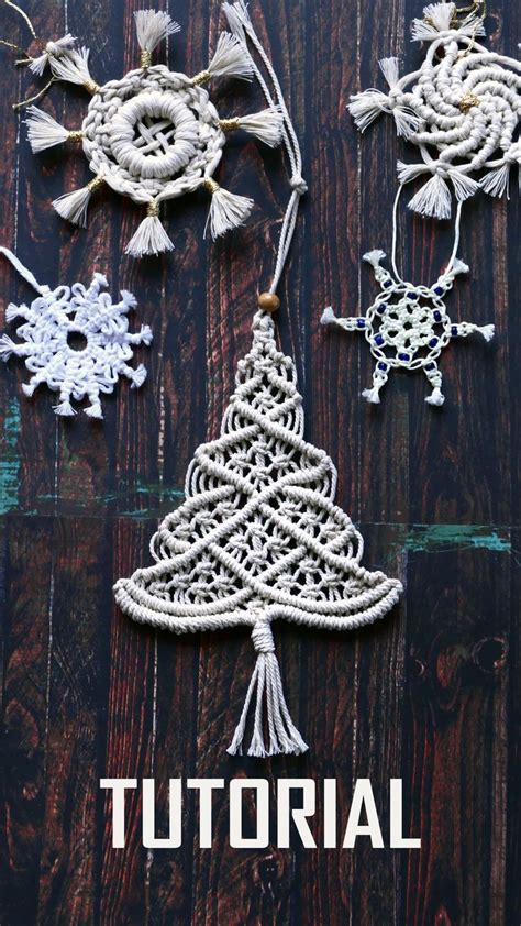 Diy Christmas Tree Macrame Ornament Tutorial Artofit