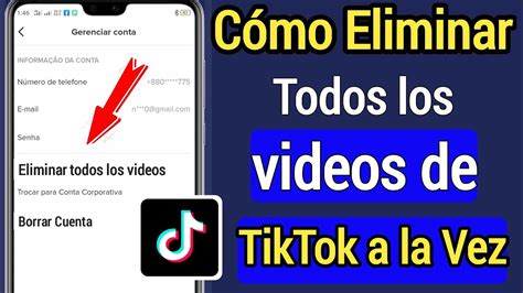 Cómo eliminar todos tus videos en TikTok 2022 Cómo eliminar todos