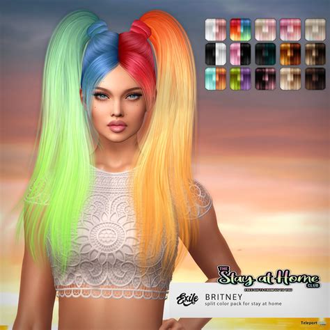 Sims 4 Split Dye Hair Cc Infoupdate Org