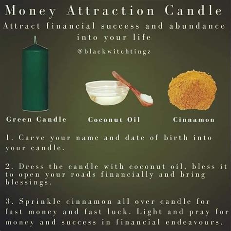 Pin By Amy Roberts On Whitchy Money Candle Spell Candle Magic Spells