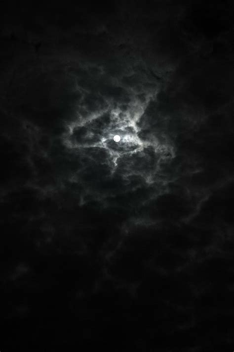 HD Wallpaper Full Moon Cloudy Night Sky Cloud Sky Beauty In