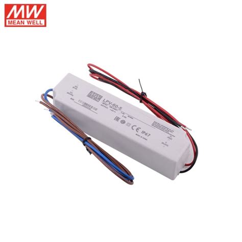 New 2022 Original LPV 60 MEAN WELL LED Driver 110 220VAC To 5V 12V 15V