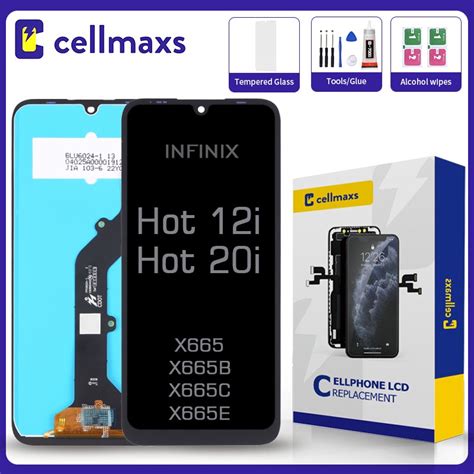 For INFINIX Hot 12i 20i X665 X665B X665C X665E LCD Touch Screen
