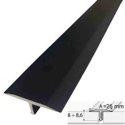 LISTWA łącząca progowa TEOWNIK alu CZARNA 1m 7446149379 Allegro pl