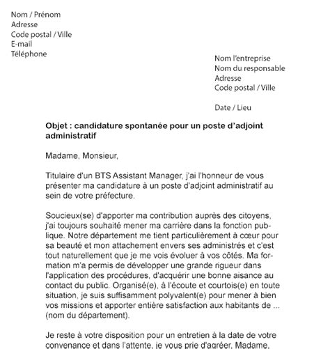 Lettre PrãSentation Cv Directeur Financial Report