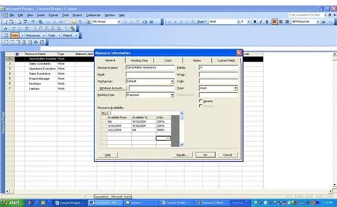 how to manage resources in microsoft project step by step tutorial on resource management