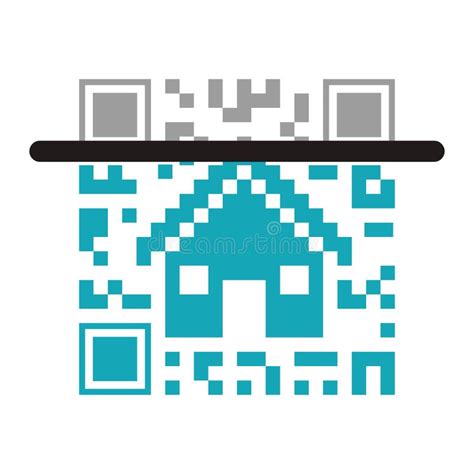 Isolated Qr Code Design Stock Vector Illustration Of Scan