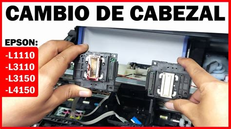 Mantenimiento Y Cambio De Cabezal Impresora Epson Cambio De Cabezal