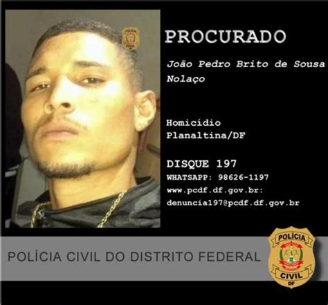 PCDF Divulga Imagem De Foragido Suspeito De Atirar Contra Rapaz Em