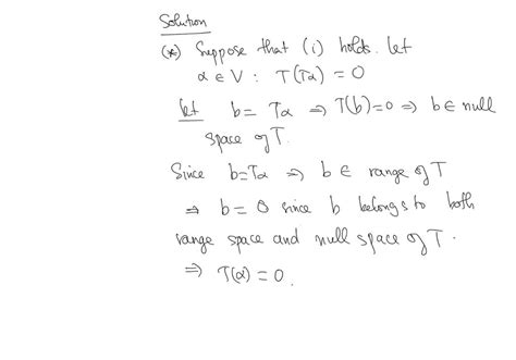 solved let v be a vector space and t a linear transformation from v prove that the following